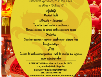 Nouvel an chinois - menu à emporter | Ecole d'Hôtellerie et de Tourisme ...